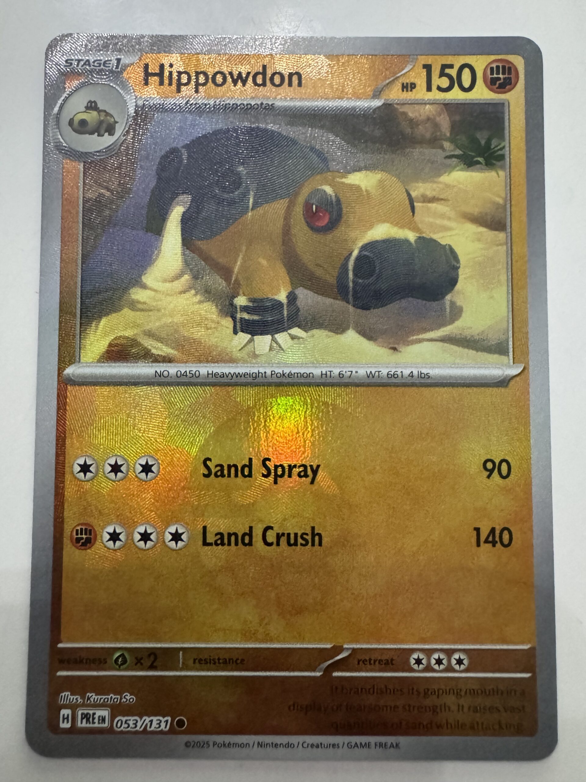 Hippowdon – SV Prismatic Evolution 053/131